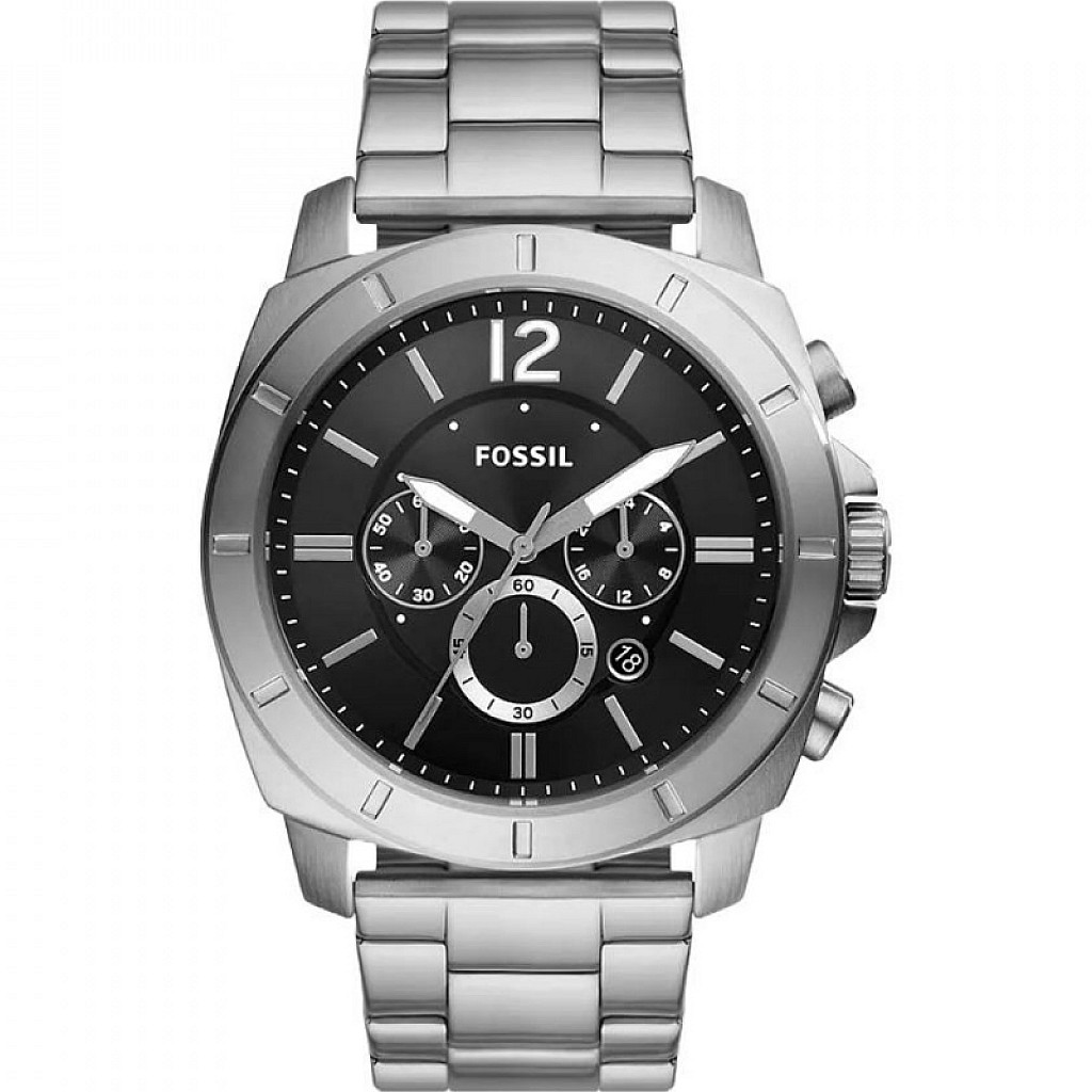 Fossil BQ2757 Privateer | Сребрист часовник за мъже | Timebox.bg