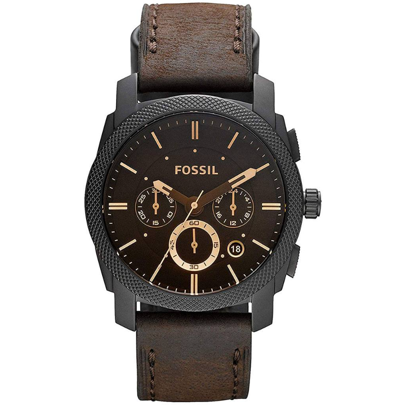 Fossil FS4656 Machine Chronograph | Кафяв часовник за мъже