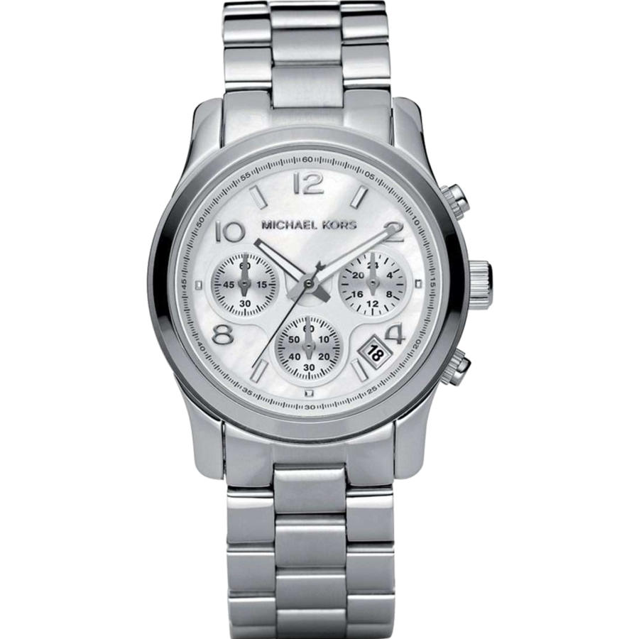 Michael Kors MK5304 Runway Chronograph | Сребрист часовник за жени