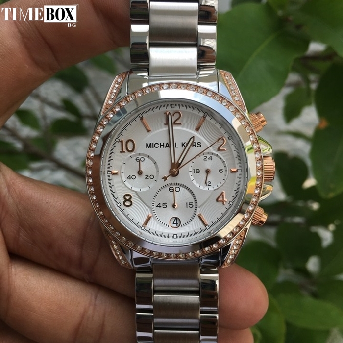 Michael Kors MK5459 Blair Chronograph | Сребрист часовник за жени ...